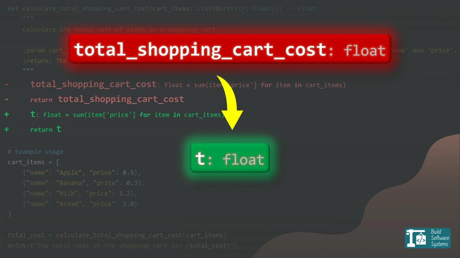 Descriptive Variable Names Are Not Always Good